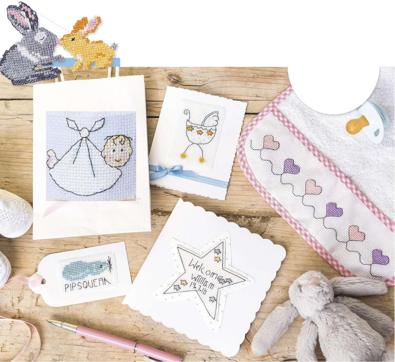 WELCOME BABY 32 MOTIFS CROSS STITCH PATTERN ONLY EQ - RWA | eBay