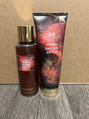 Victoria's Secret Moon Spiced Apple Fragrance Mist & Body Lotion Set | eBay