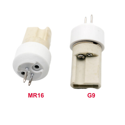 10x LED Halogen Light Bulb Lamp Adapter Holder MR16 to G9 Socket Base ...