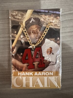 Hank Aaron 44 Chain Atlanta Braves Truist Ballpark Tour Chain Series | eBay