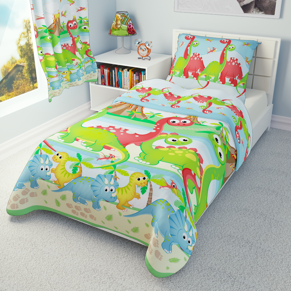 Cot Cot bed Toddler Bed Bedding Set Curtains Nursery Baby Boys Girls ...