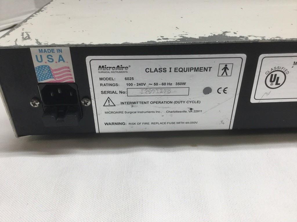 Micro-aire MicroAire Surgical Instruments Model 6025 Smart Drive for ...