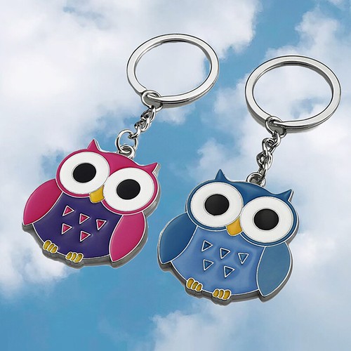 Exquisite Owl Cat Dog Keychains Cartoon Unisex Handbag Ornaments Car ...