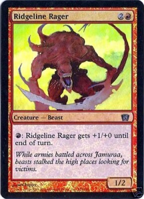 MTG - 8th Edition - Ridgeline Rager - 2X - Foil - NM | eBay