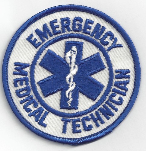 EMT Patch Emergency Medical Technician Embroidered Patch Collectible ...
