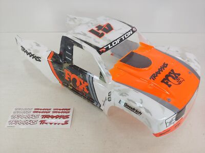 NEW Traxxas Unlimited Desert Racer UDR FOX SHOX ORANGE #41 Painted Body ...