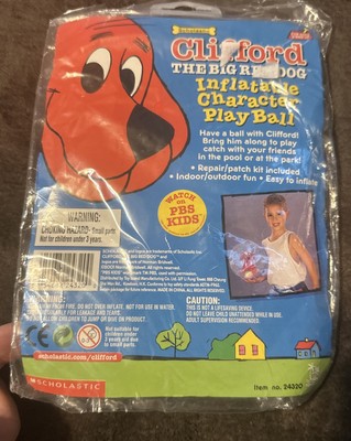 VTG Clifford The Big Red Dog Beach Ball 2001 3D Toy Island Inflatable ...