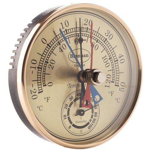 Max Min Thermometer and Hygrometer - Ideal Greenhouse Bronze Effect ...