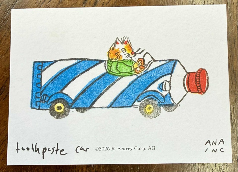 Anastasia Inciardi mini art prints Richard Scarry Lot of Ten | eBay