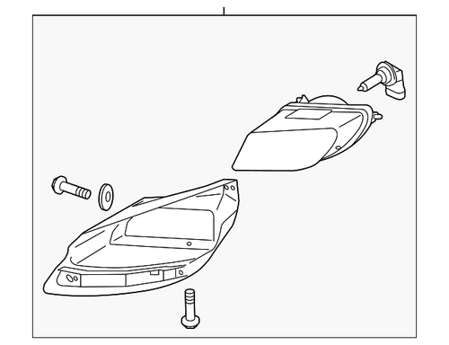 Genuine Mazda Fog Lamp Assembly TE69-51-680C | eBay