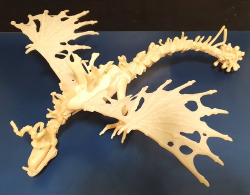 2014 How To Train Your Dragon Boneknapper glow in dark dragon figure ...