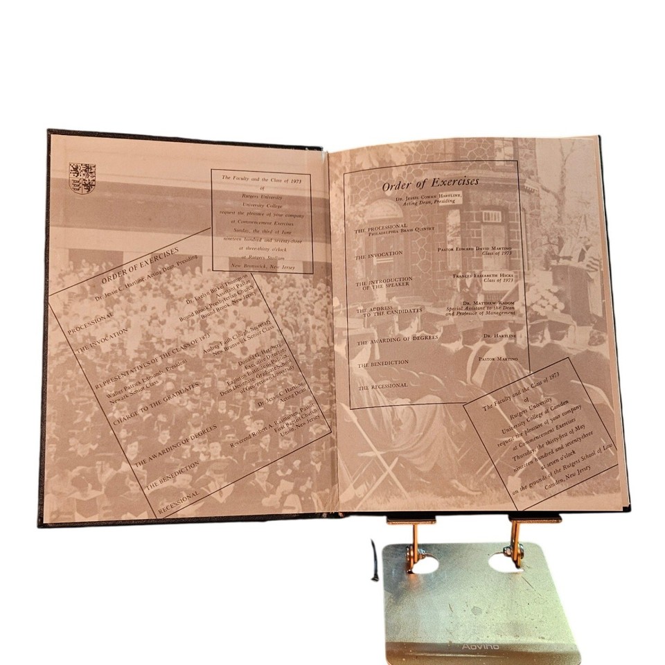 Rutgers Scarlet Knight 1973 Yearbook Graduation Class Book | eBay