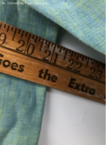 Mark Shale Green Linen 2-Tone Button Down Dress Shirt - Size M | eBay