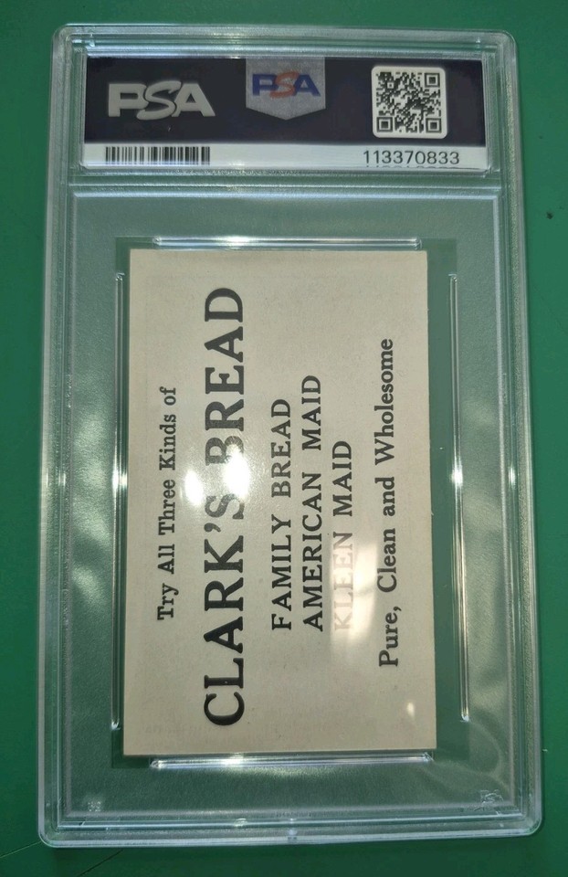 Original Clark’s Bread Card W575-1 /E121 Lawton Witt RF Philadelphia PSA NM-MT 8 | eBay
