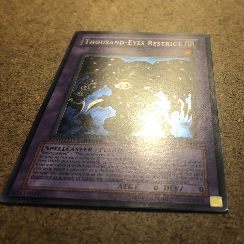 Yugioh - Thousand-Eyes Restrict MC1-EN004 - Secret Rare - LP/NM | eBay