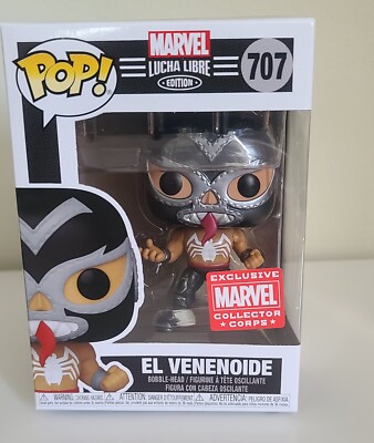 Funko Pop El Venenoide Lucha Libre Marvel Exclusive Collector Corps ...