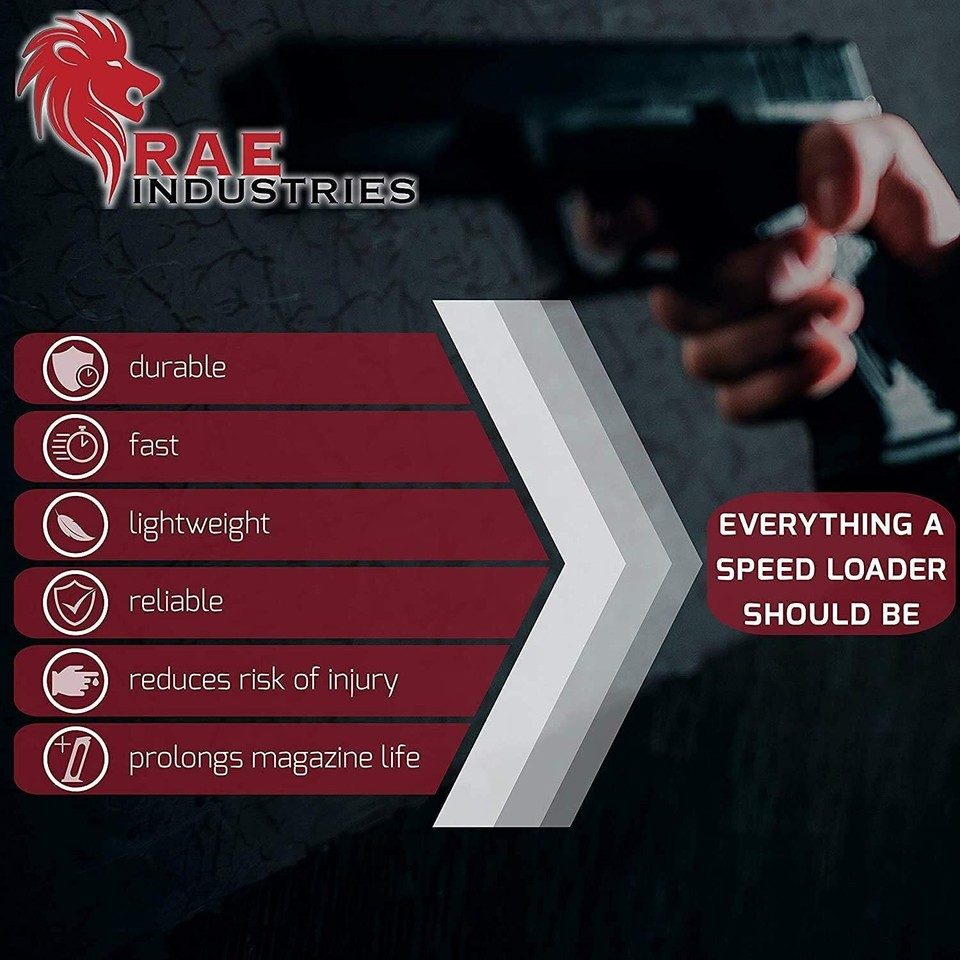 RAEIND Magazine Quick Ammo Speed Loader For Walther PPK-PPKS .380ACP ...