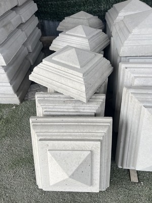 15” ~ CONCRETE PEAK TOP PILLAR CAP / PIER CAP ~ NEW | eBay UK