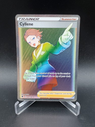 Cyllene #201/189 - Astral Radiance - Secret Rainbow Rare - Pokémon TCG ...