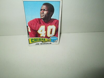 JIM MARSALIS 1975 FOOTBALL CARD Topps #103 KANSAS CITY CHIEFS DB VG | eBay