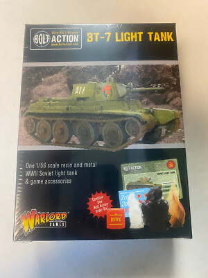 Soviet BT-7 fast light tank Bolt Action WWII Warlord Games New! | eBay