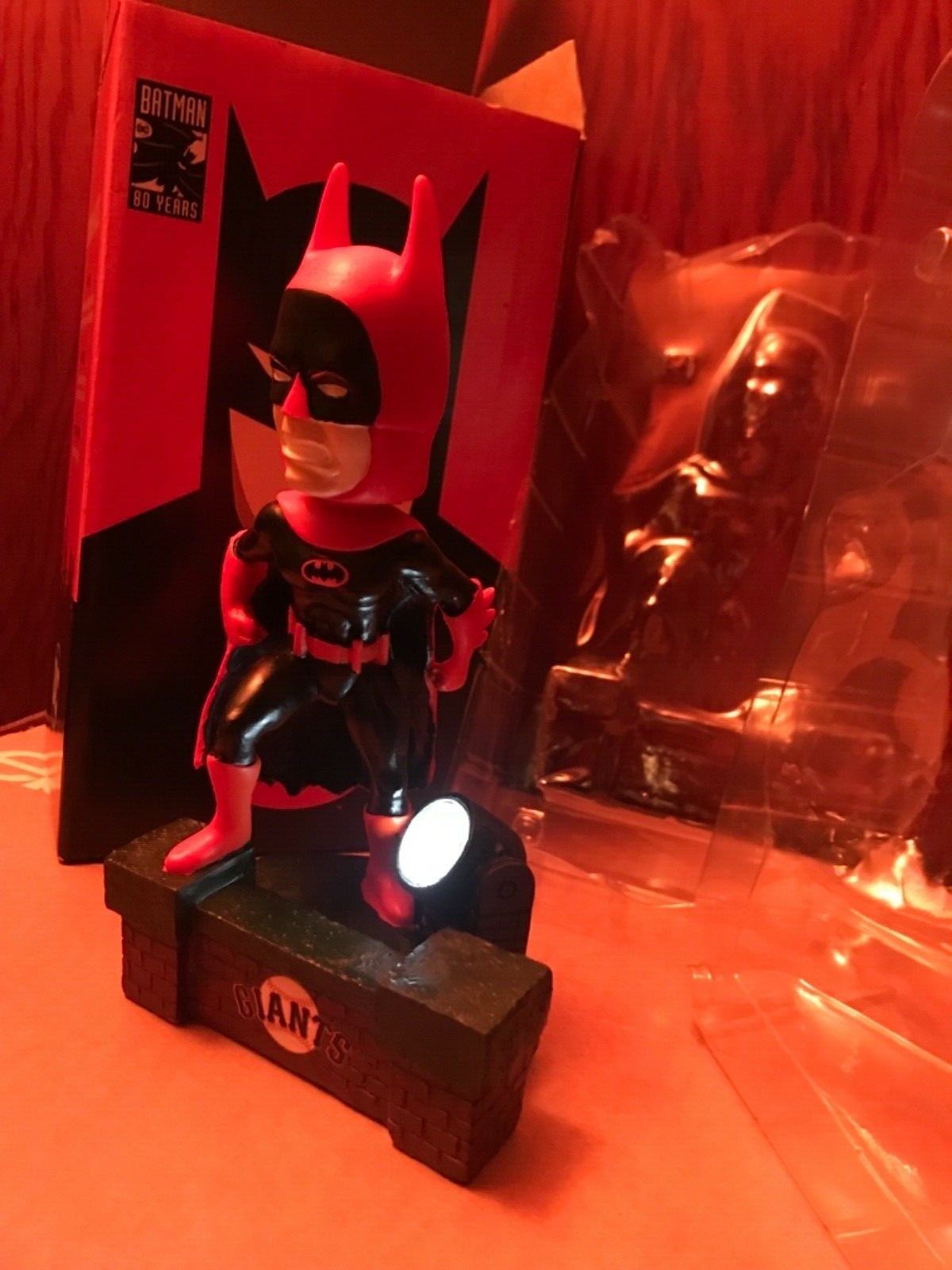 SF GIANTS Batman BOBBLEHEAD 80th Anniversary SGA 9/28/2019. With light ...