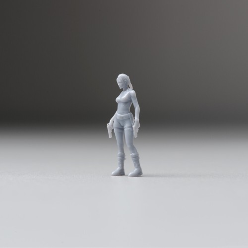 1/43 Lara Croft Zombies Mini Doll Scene Props Figures Model Fit Car ...