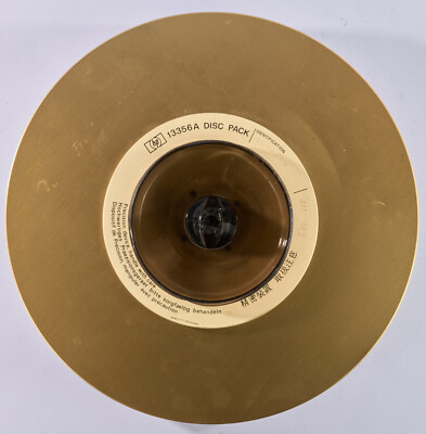 Vintage HP 13356A Hard Drive Platters Pack 14" inch 5 Platter Hard Disc ...