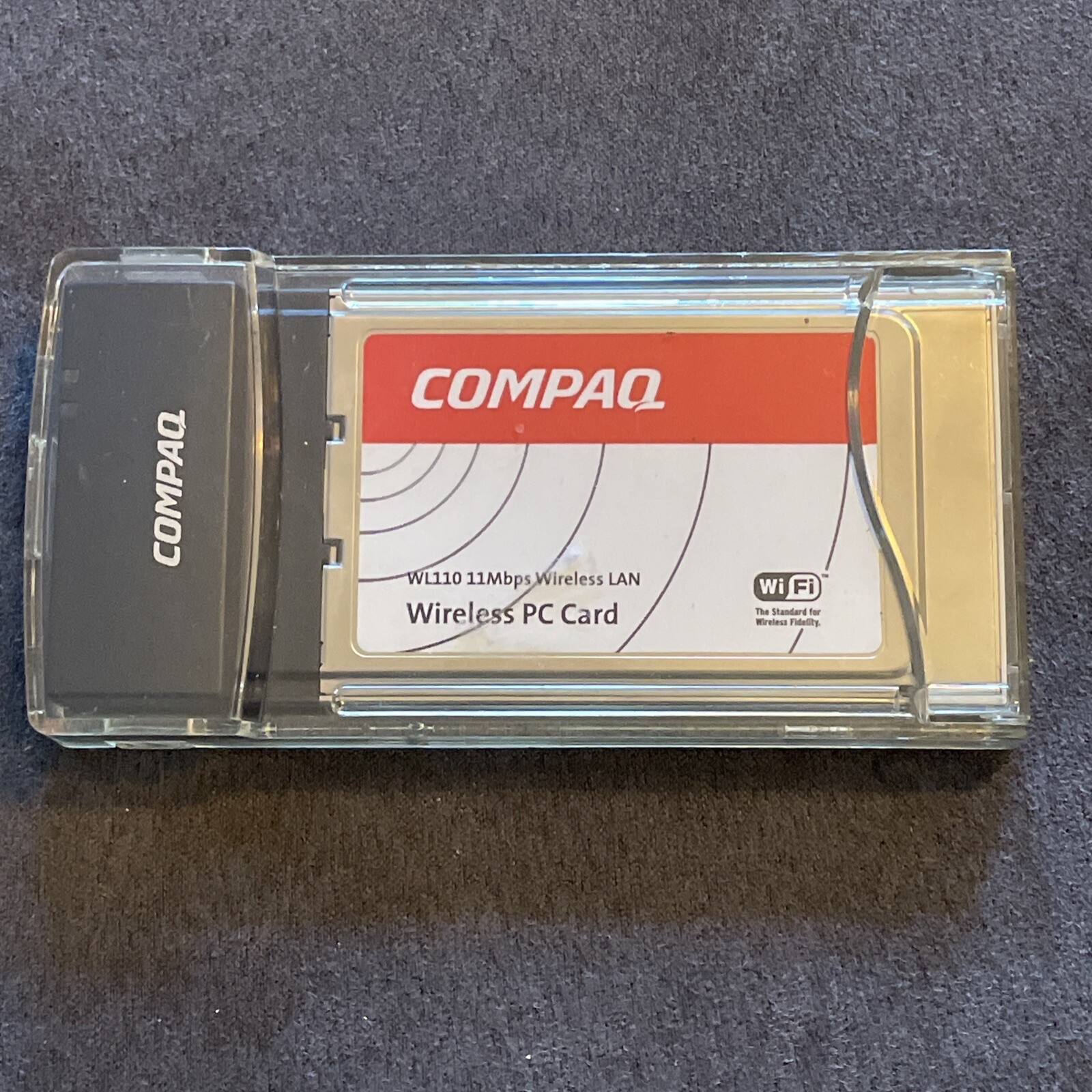 Compaq WL110 PCMCIA Wireless Wi-Fi PC Card - IEEE802 11b HR 2.4 GHz ...