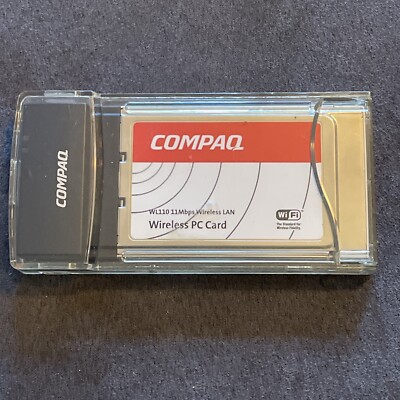 Compaq WL110 PCMCIA Wireless Wi-Fi PC Card - IEEE802 11b HR 2.4 GHz ...