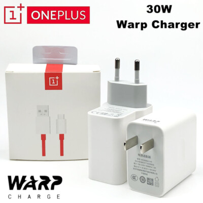 Original OnePlus 30W Warp Fast Charger Dash Adapter USB Type-C Cable 7 ...