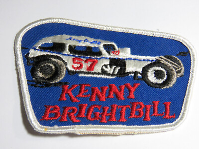 Kenny Brightbill Modified Dirt Racing Race Car Racing Patch #57 Vintage ...