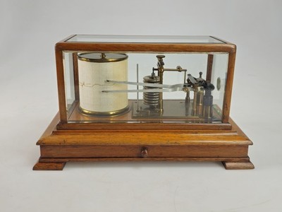 Double Arm Barograph Stormograph with Chart Draw, Charts, and Ink ...