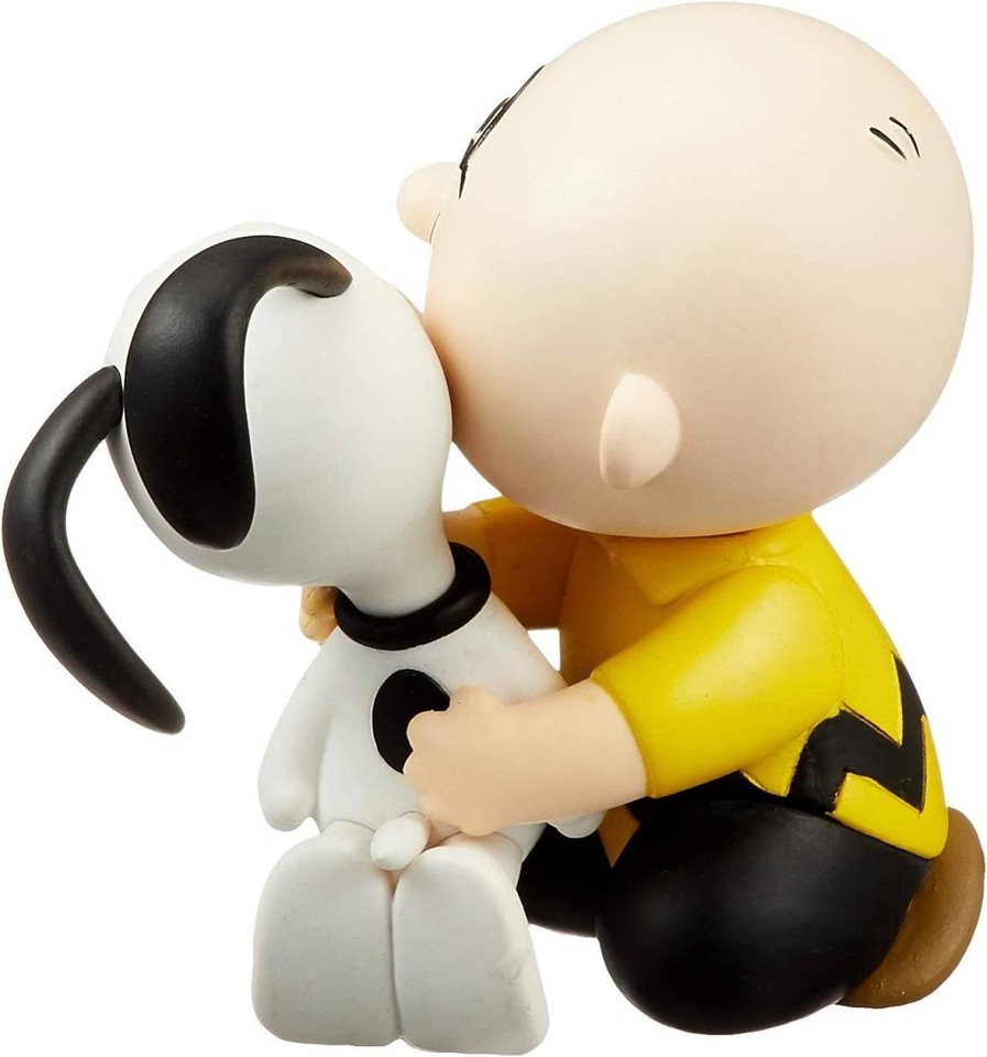 Charlie Brown & Snoopy Peanuts Figure Set Collectible Doll Figurine New ...