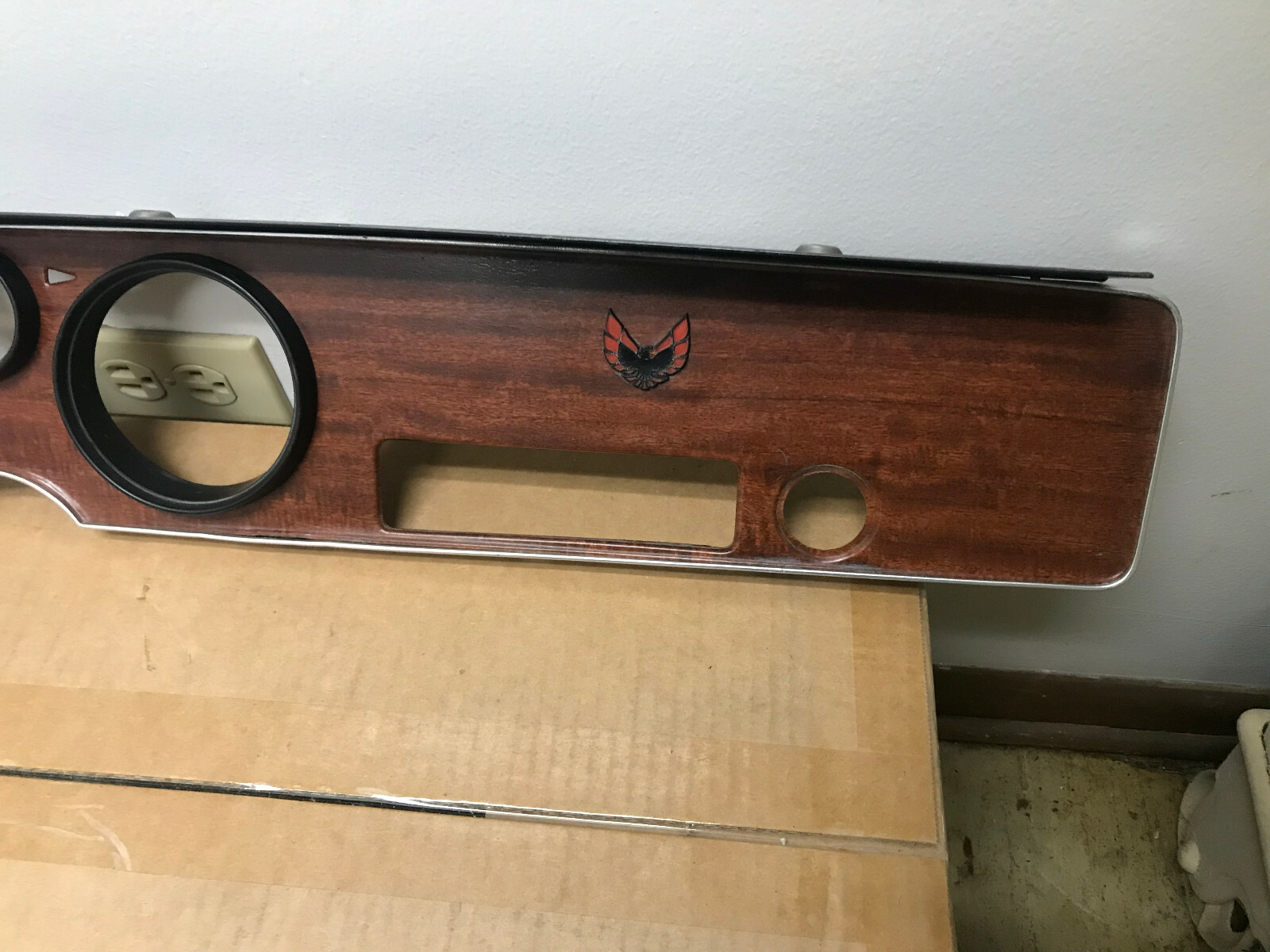 1973-1974 Pontiac Firebird Trans Am Dash Bezel Woodgrain Cluster ...