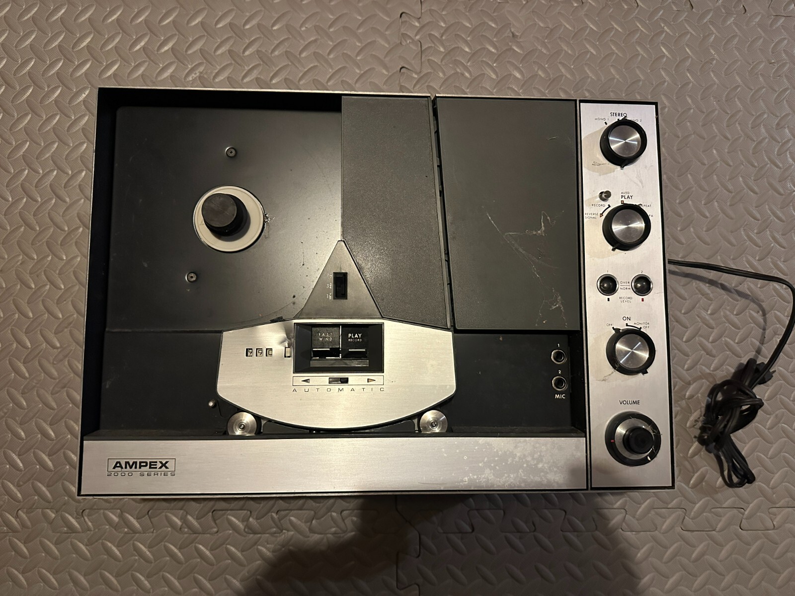 Ampex Stereo Tube Reel-to-Reel Model 2050 - ***UNTESTED*** | eBay