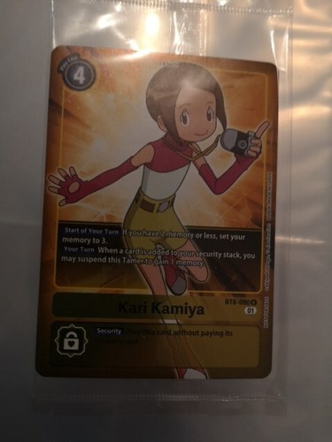Kari Kamiya Scealled Digimon Card Game English Bt8-090 | eBay