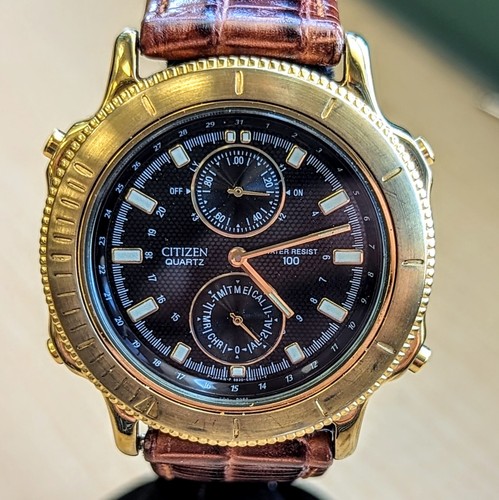 Vintage CITIZEN Quartz Watch - 6820-G80175 - 100M Water Resistant ...