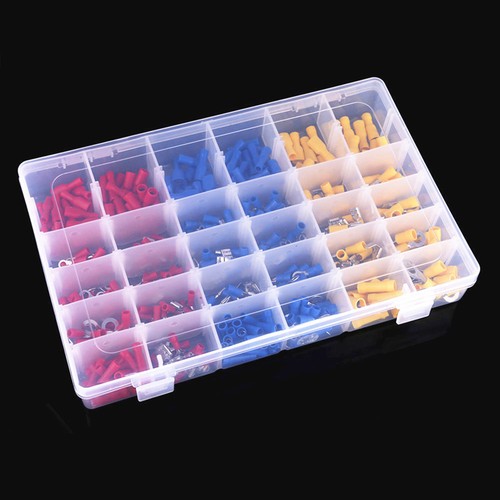 480Pcs Mixed Car Electrical Wire Connectors Crimp Terminal Set Kit Box ...