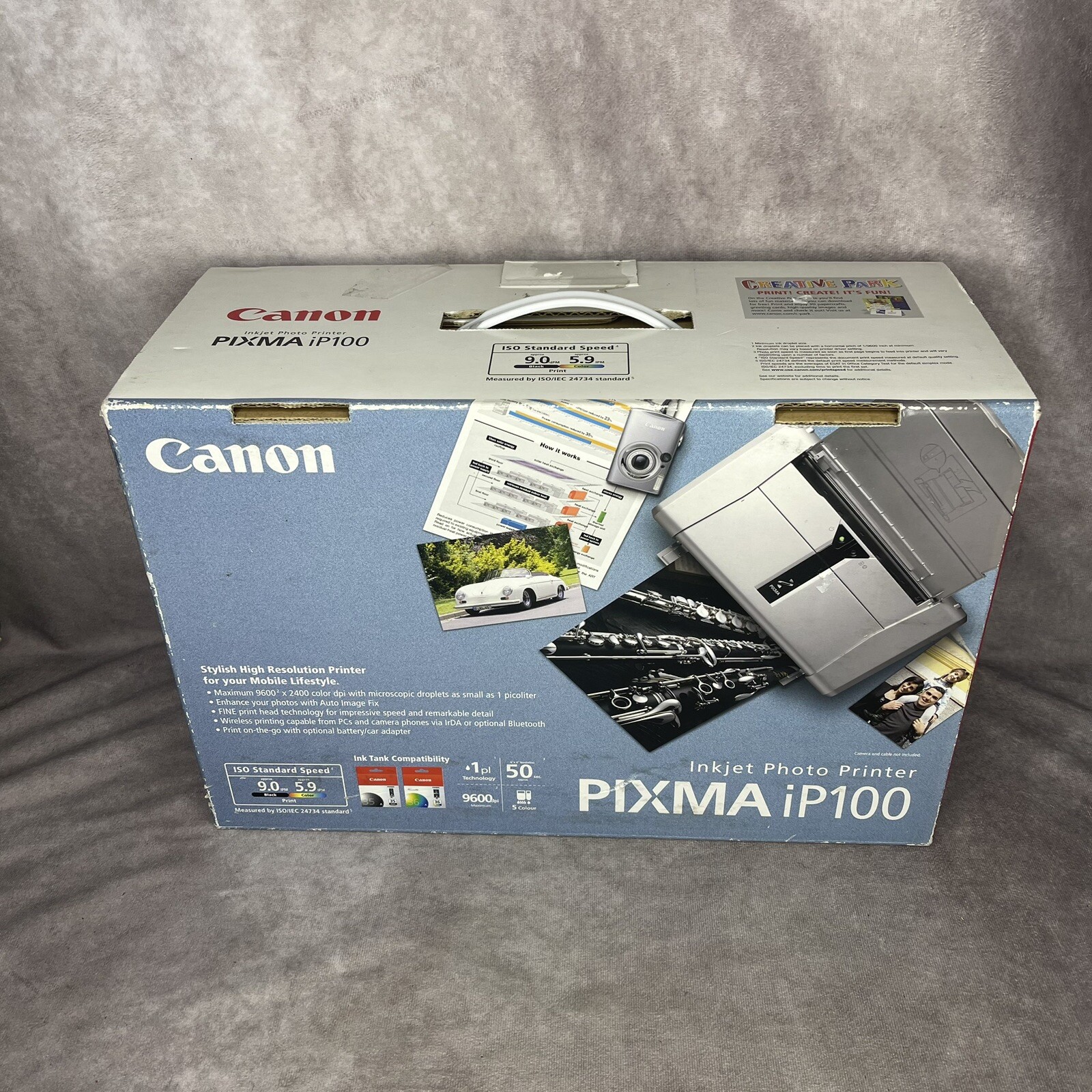Canon PIXMA (iP6000D) Digital Photo Inkjet Printer W/Original Box ...