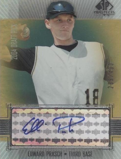 2004 SP Prospects - Autographed Draft Picks Eddie Prasch #355 /400 (AU ...