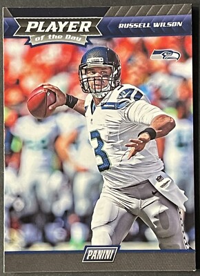 2017 Panini NFL Player of the Day Football #28 Russell Wilson | eBay