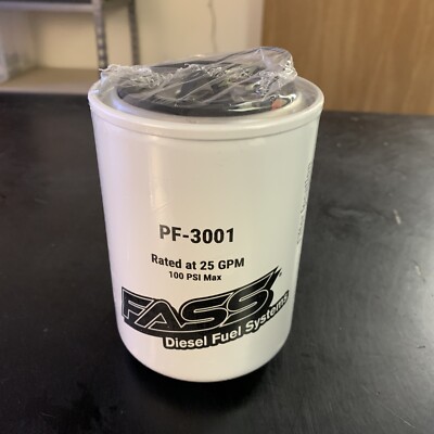 FASS Diesel Fuel Systems Fuel Particulate Filter PF-3001 (1413) | eBay