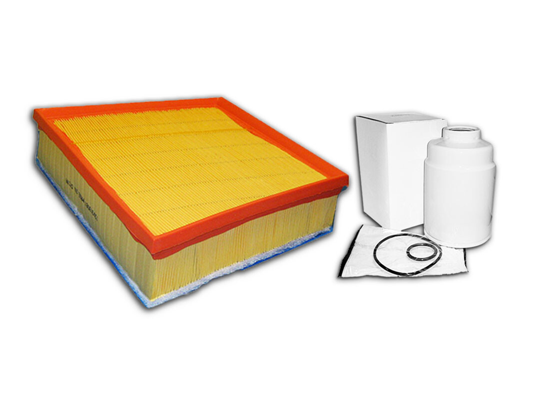 6.6L TURBO DIESEL AIR FILTER & 1 F56117 FUEL FILTER - REPLACES A3141C ...