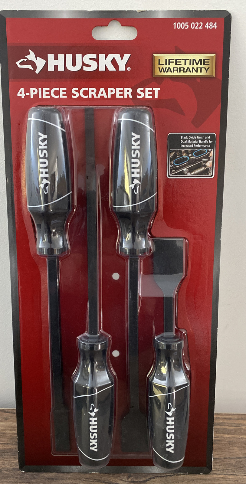 Husky Scraper Set (4-Piece) 1" Short Scraper 1/4", 1/2", 1" Long ...