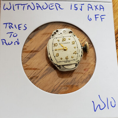 LADIES WITTNAUER WRIST WATCH MOVEMENT 15J AXA 6FF #W10 | eBay