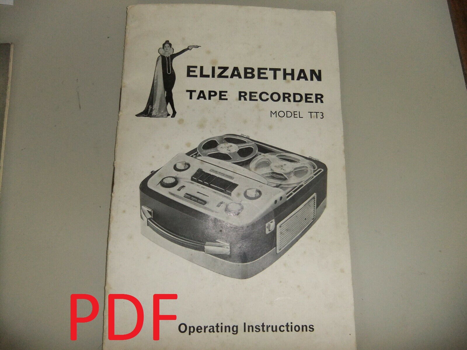 Instructions REEL to REEL tape player ELIZABETHAN TT3 EMail/CD | eBay UK