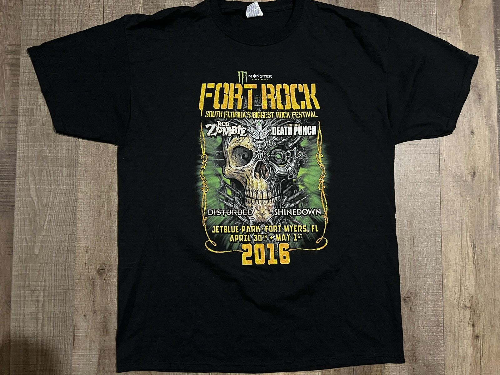 Rob Zombie Disturbed Shinedown 5 Finger PunchFort Roc… - Gem