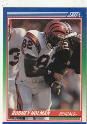 FREE SHIPPING-MINT-1990 Score Rodney Holman #68 BENGALS PLUS BONUS ...