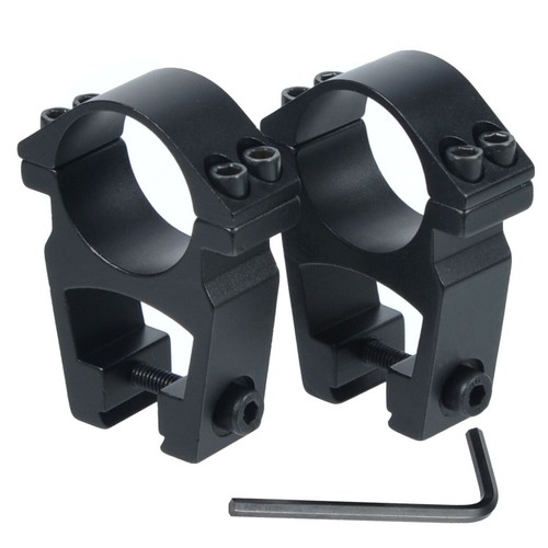 1"/30mm See-Thru Scope Rings Mount for 3/8" Dovetail High Profile .22 ...